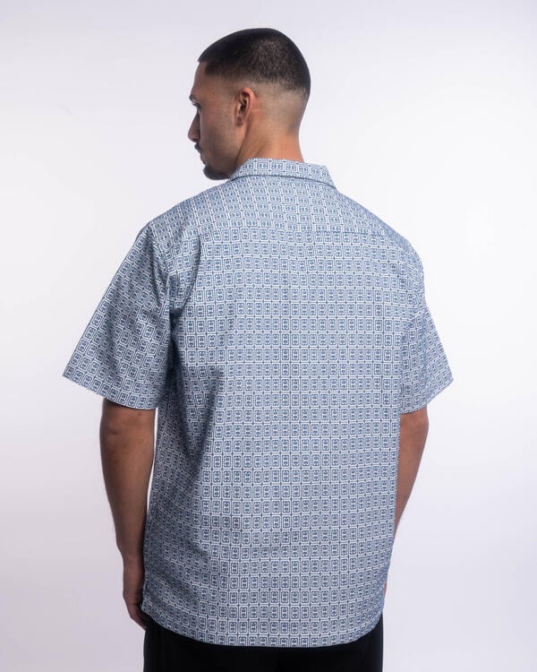 Universal Works CAMP SHIRT | 28653-WHBL | AFEW STORE