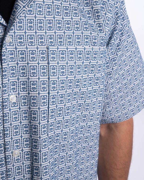 Universal Works CAMP SHIRT | 28653-WHBL | AFEW STORE