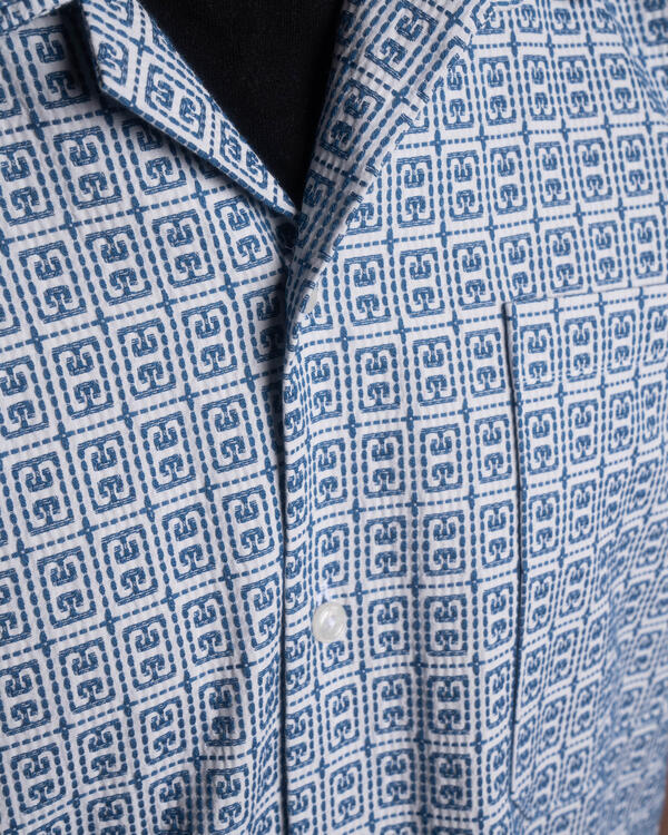 Universal Works CAMP SHIRT | 28653-WHBL | AFEW STORE