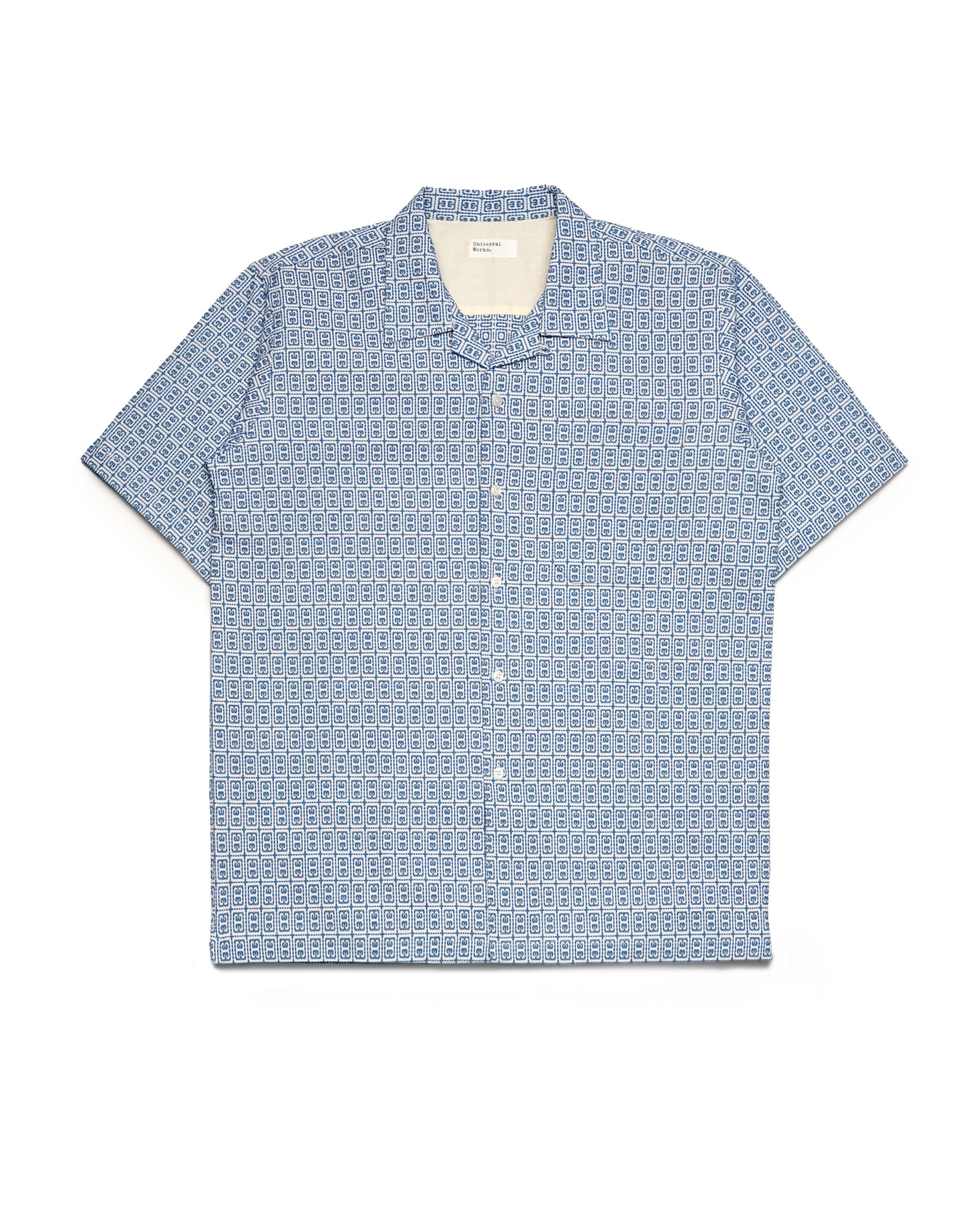 Universal Works CAMP SHIRT | 28653-WHBL | AFEW STORE