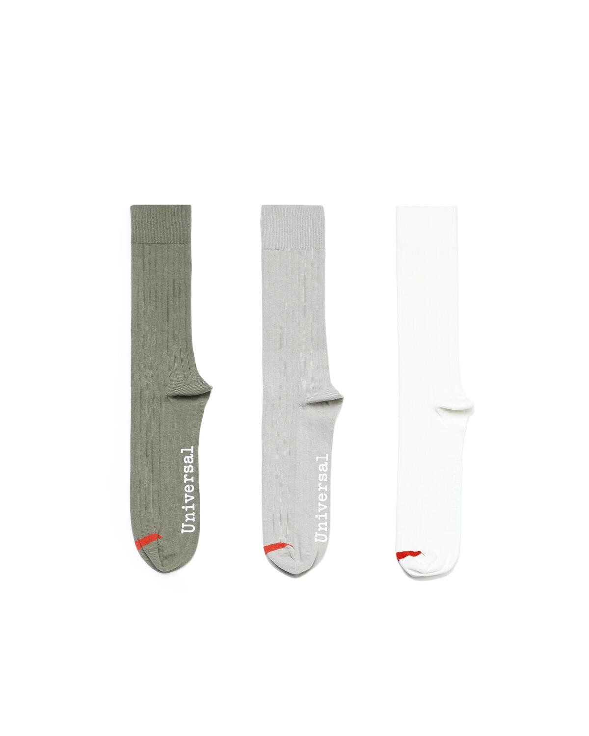 Universal Works 3 PACK MODAL SOCK | 27775-ECRU | AFEW STORE