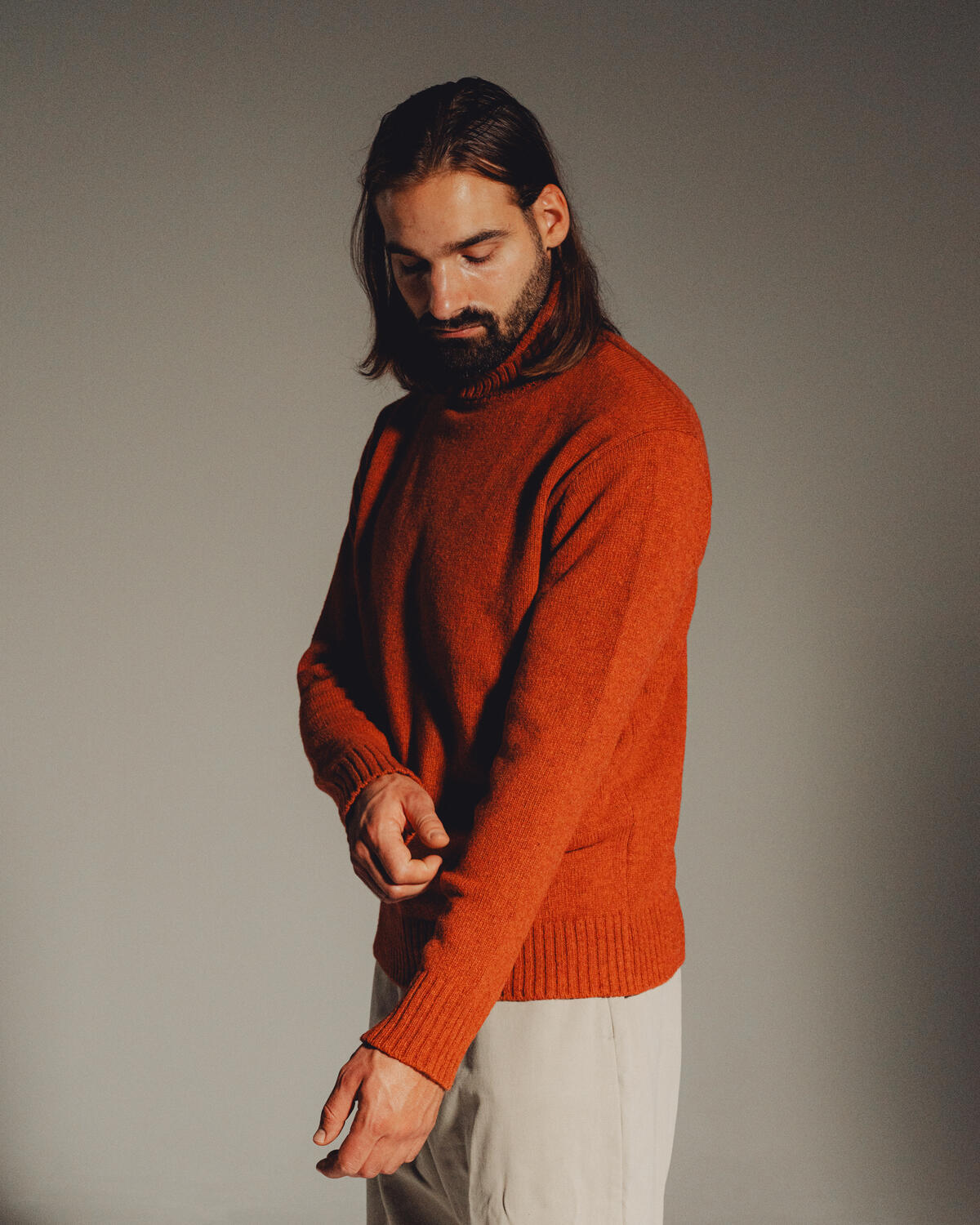Universal Works ROLL NECK | 29450-RST | AFEW STORE