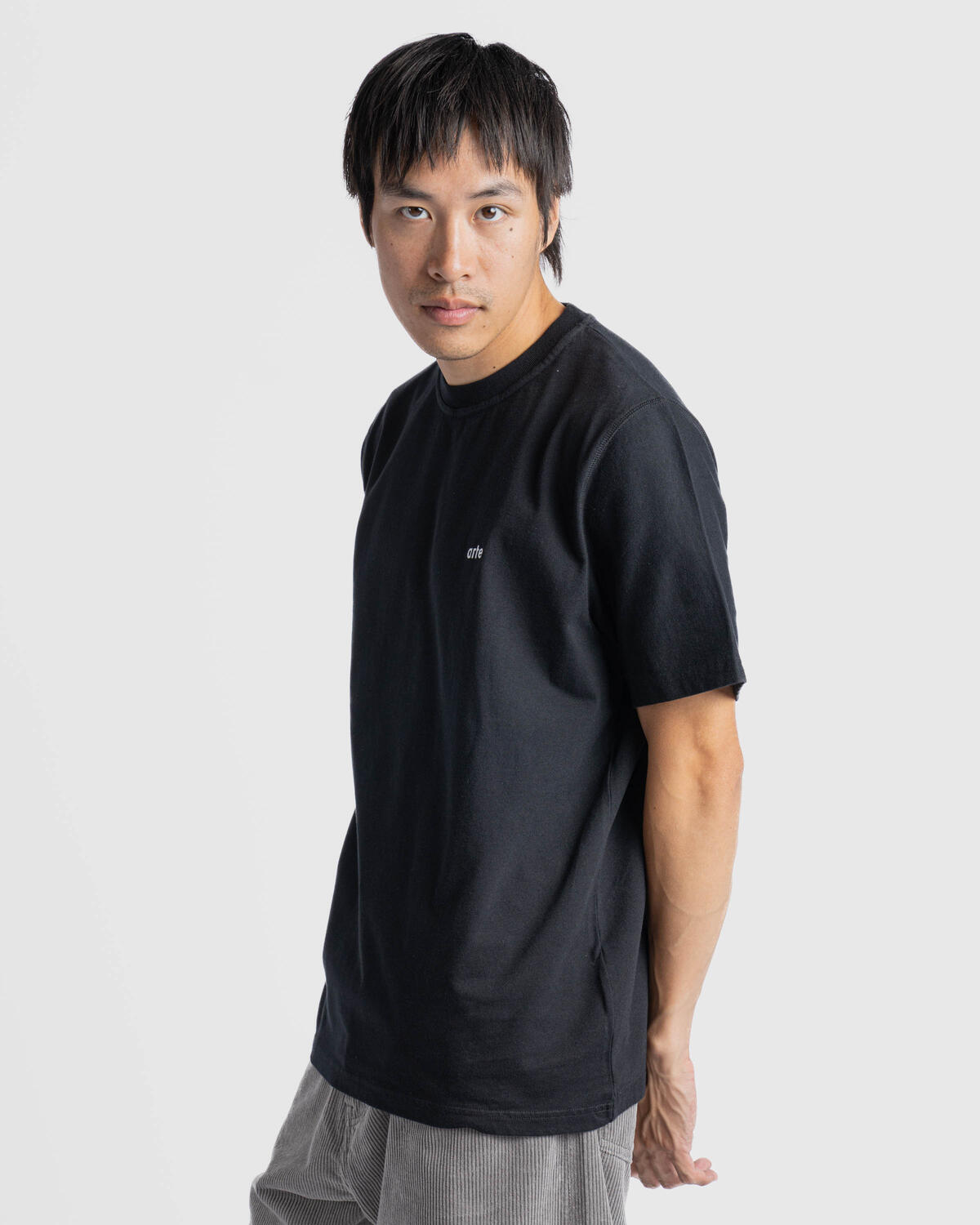Arte Antwerp Flowers Back T-shirt | AW24-115T-BLK | AFEW STORE