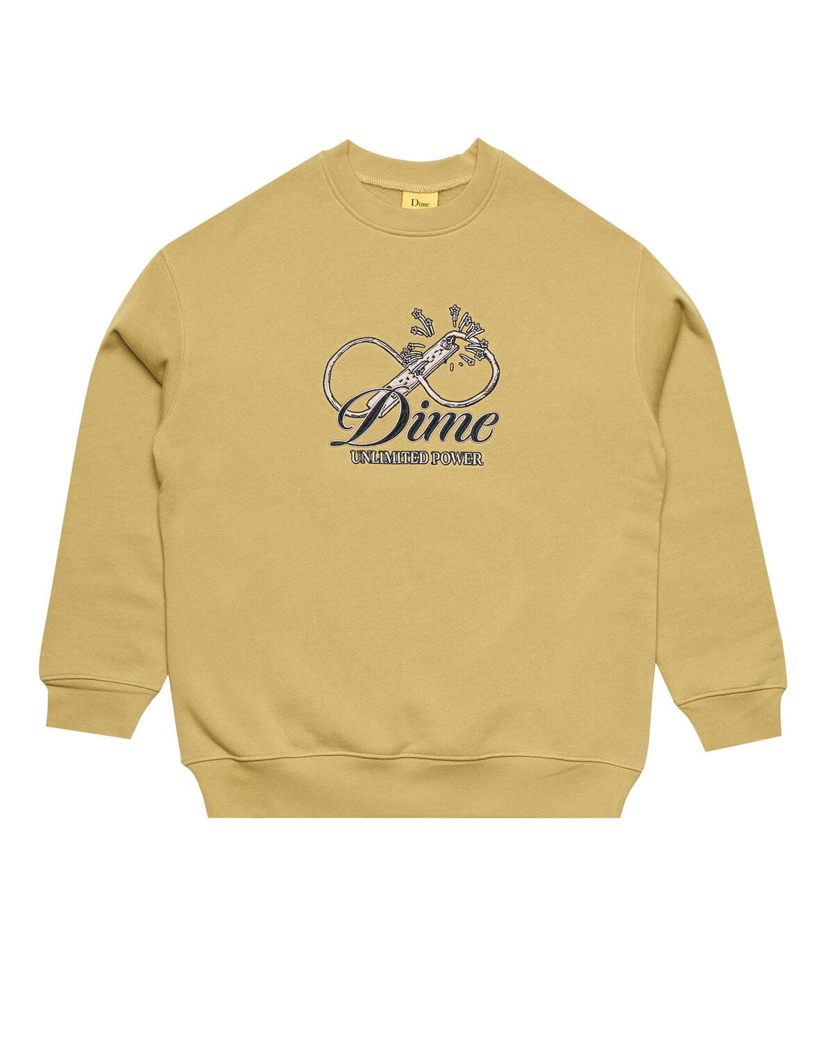 Dime Cursive Power Crewneck | DIMEFA2424OAK | AFEW STORE