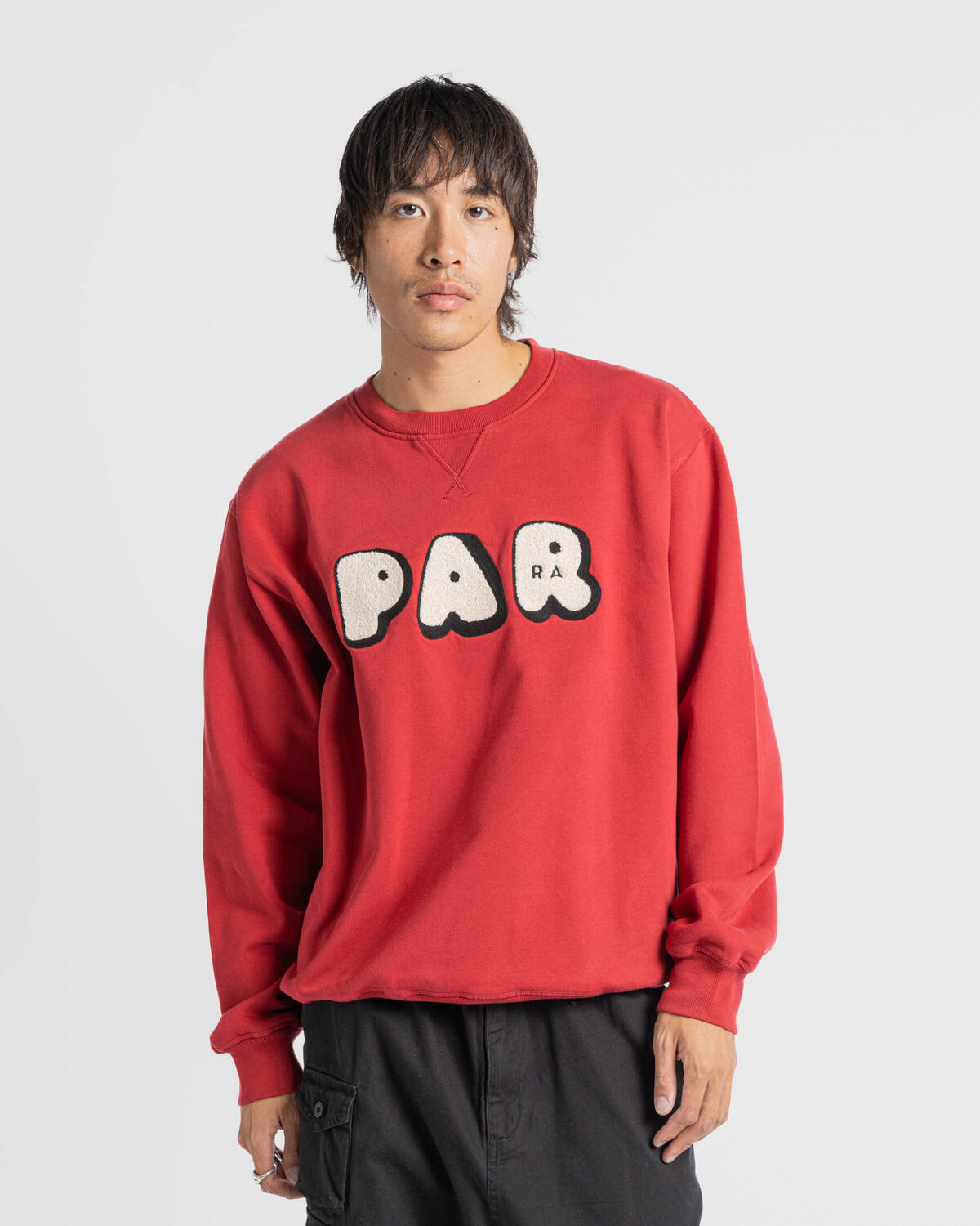 by Parra Rounded PAR Crew Neck Sweatshirt | 52411 | AFEW STORE