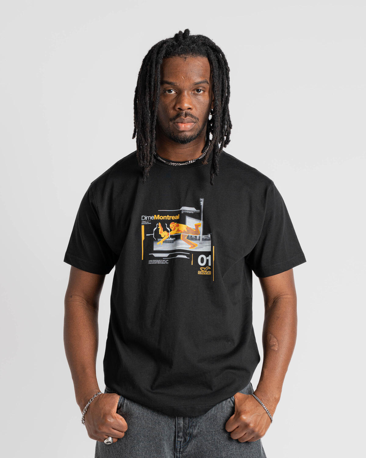 Dime One Step Beyond T-Shirt | DIMEHO2465BLK | AFEW STORE