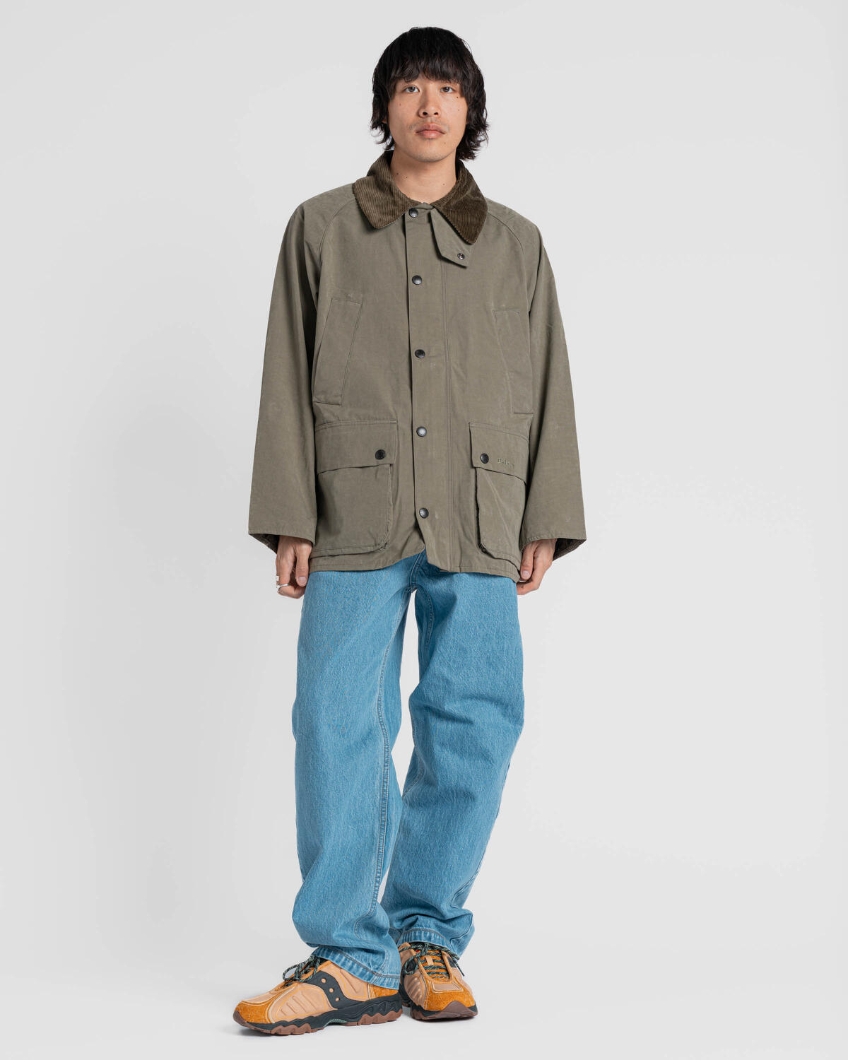 Barbour Oversized Peached Bedal Casual Jacket | MCA0933GN51 | AFEW STORE