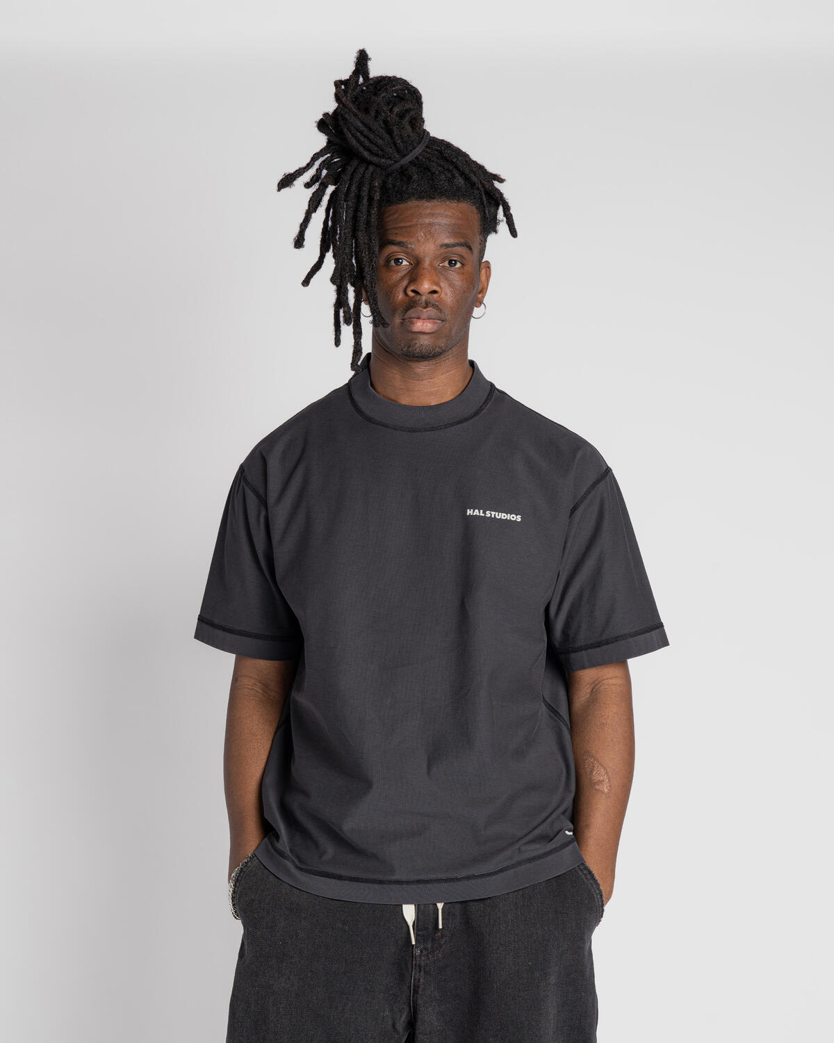 HAL Studios INSIDE-OUT UNIFORM T-SHIRT | HS_UOT_AW24_BLK | AFEW STORE