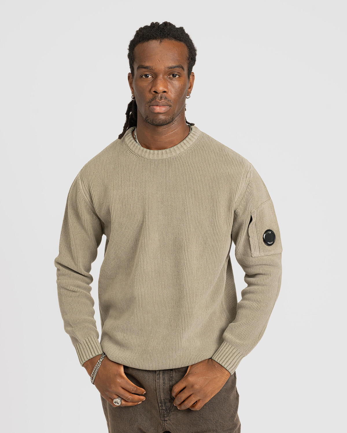 C.P. Company CREW NECK KNIT | 19CMKN017A005558G-356 | AFEW STORE