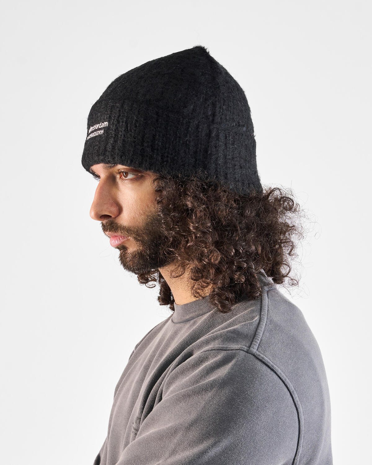 New Amsterdam Surf Association FUZZY LOGO BEANIE | 2502134002 | AFEW STORE