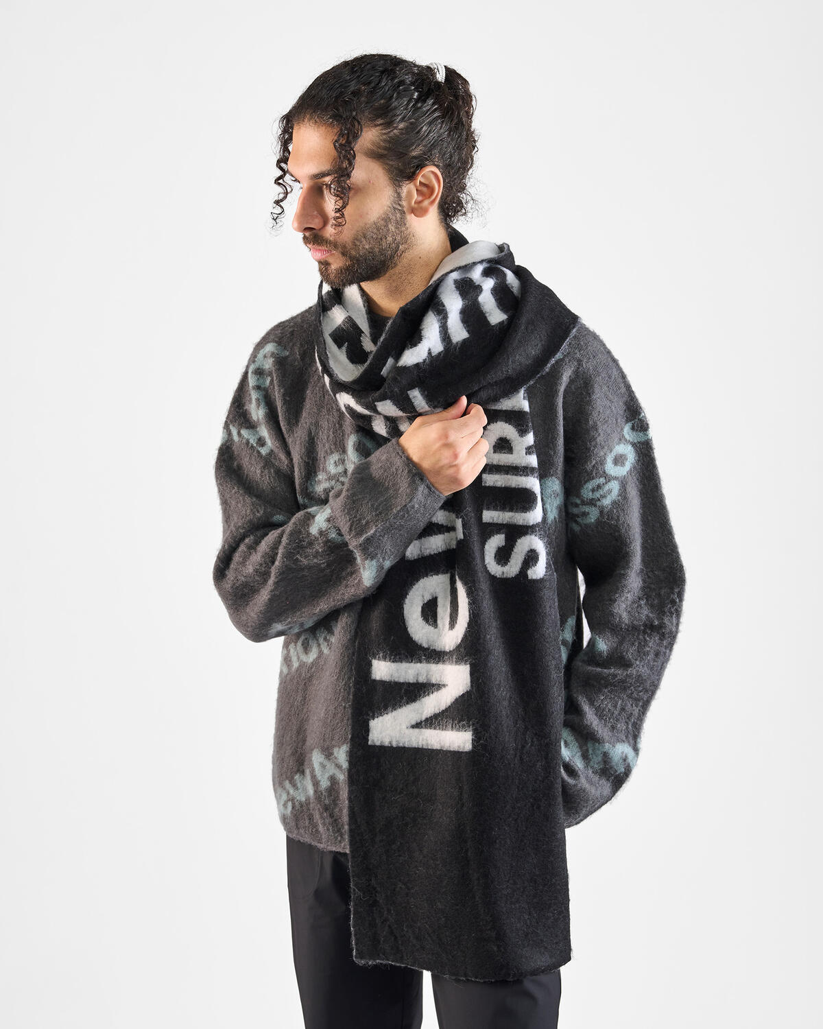 New Amsterdam Surf Association FUZZY NAME SCARF | 2502137001 | AFEW STORE