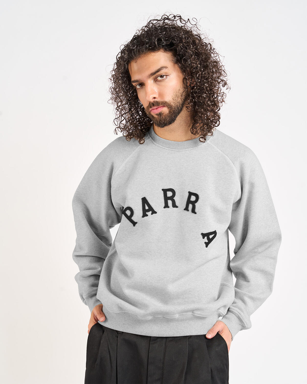 by Parra Drunk parent crew neck sweatshirt | 54230 | AFEW STORE