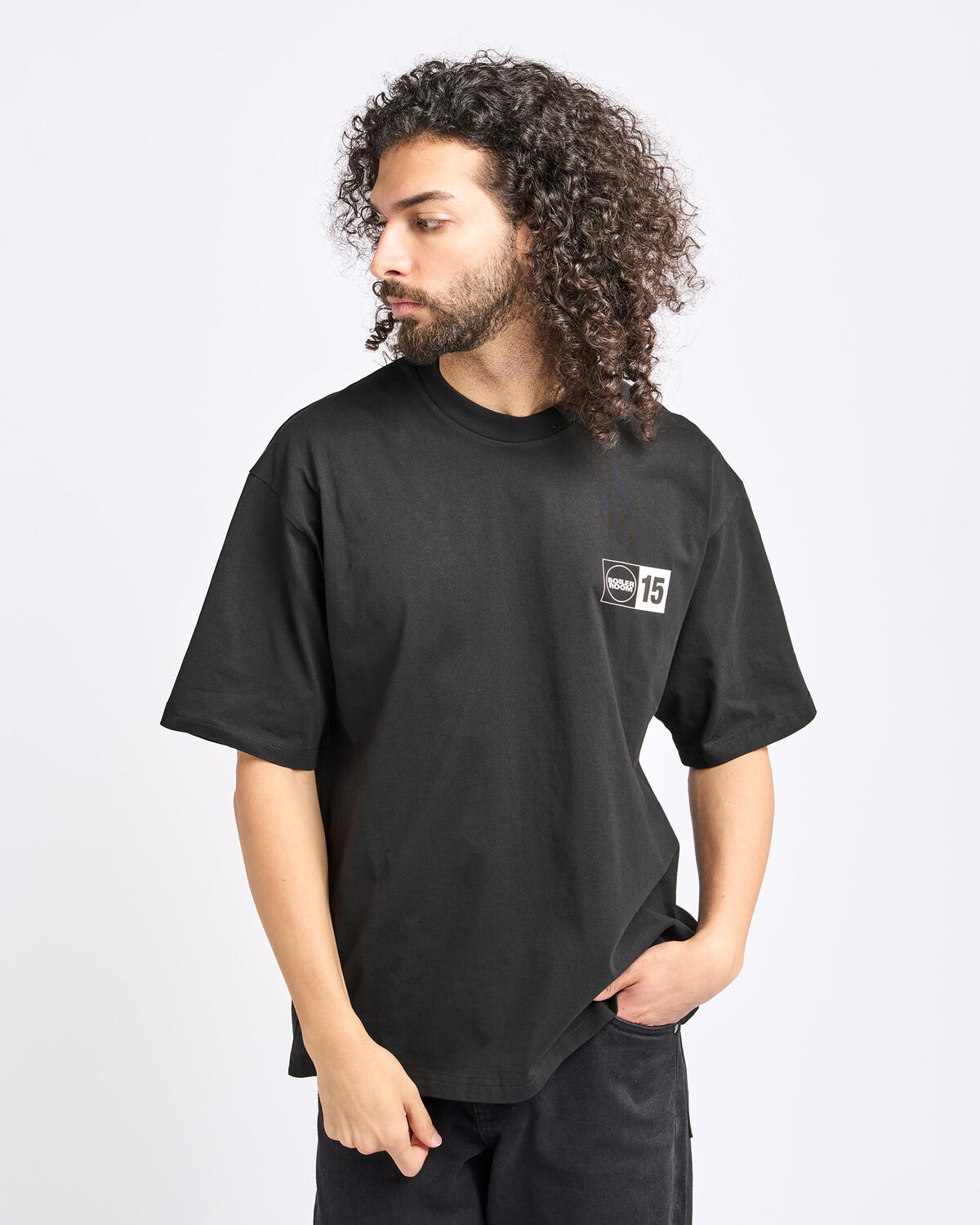 Boiler Room 15 YEARS MONITOR T-SHIRT | AW25SS47BLK | AFEW STORE