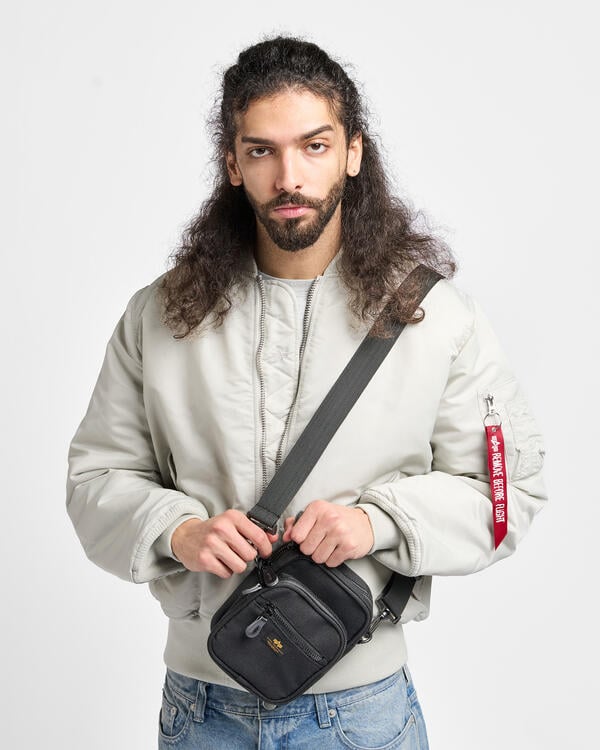 Alpha Industries Label Messenger Bag S | 156941-03 | AFEW STORE