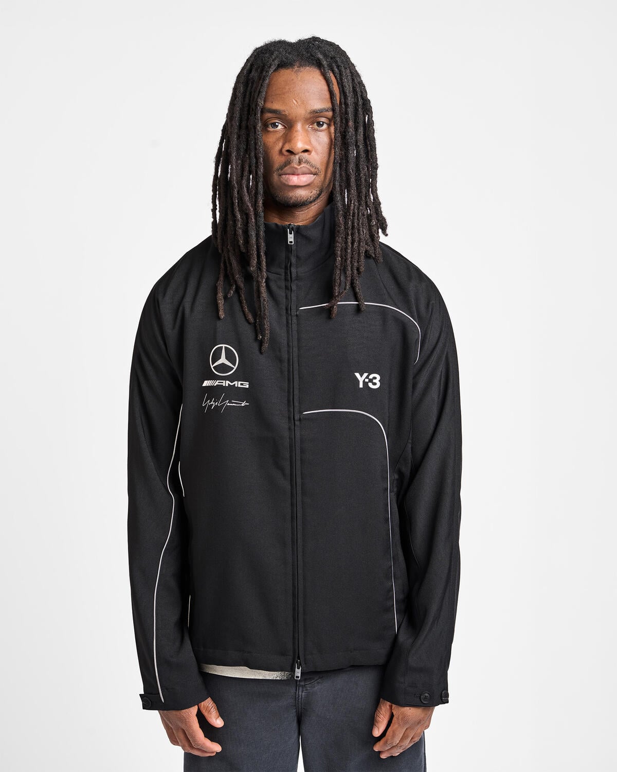 Y-3 x MERCEDES - AMG PETRONAS FORMULA 1 TRACK JACKET | KR2342 | AFEW STORE